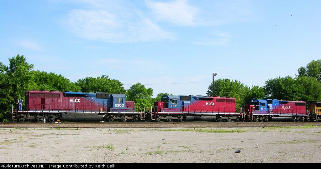 HLCX 6203, 6077 and 3814